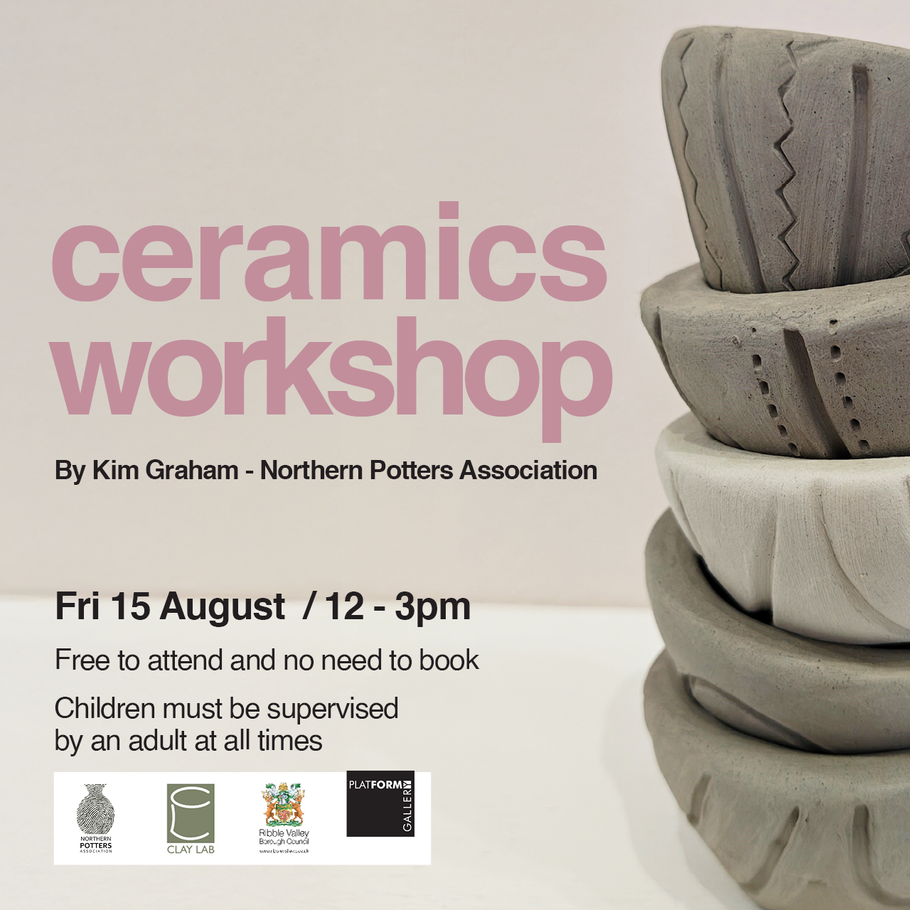 Ceramics Workshop with Kim Graham - visit ribble valley visit ribble valley